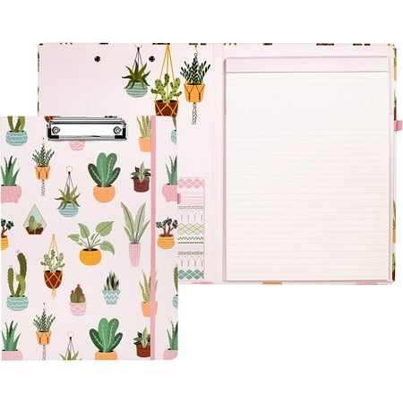 Steel Mill & Co Cute Clipboard Folio with Refillable Lined Notepad and ...