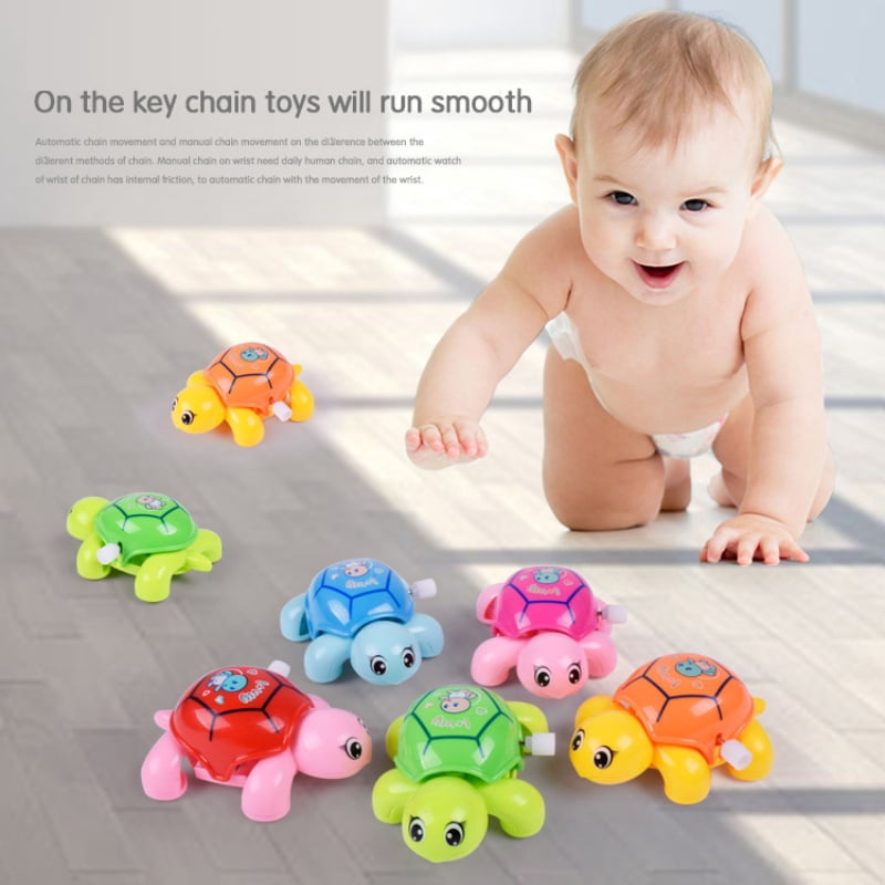 Cute Cartoon Turtles Clockwork Baby Wind Up Toys Kids Classic Crawling ...