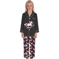 Angala Child Outfit Sets Lapel Neck Long Sleeve Cartoon Print Button ...