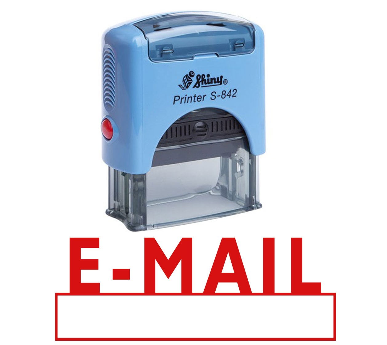 E-MAIL Self Inking Rubber Stamp Office Stationary Custom Shiny Stamp ...