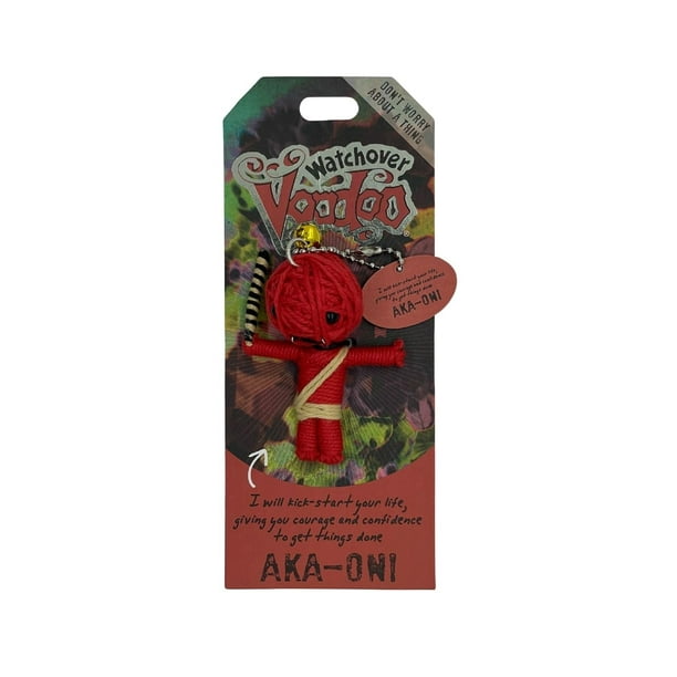 Watchover Voodoo 3-Inch Aka-Oni - Handcrafted Gift to Bring Good Luck ...