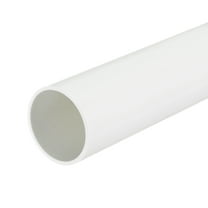 Clear Rigid Tube Round Plastic Tubing with Black Rubber Cap, 305mm/ 12 ...