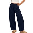 Afuyipoi Girls Cotton Elastic Waist Sweatpants Size 1-15 with Pockets ...