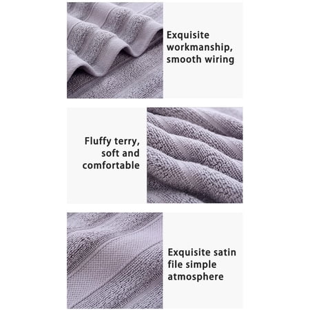 Wavy Face Sheets Towel Solid Color Cotton Bathroom Solid Color Water ...