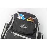 Primo Passi Stylish Grey Backpack Diaper Bag with Zipper Pockets for ...