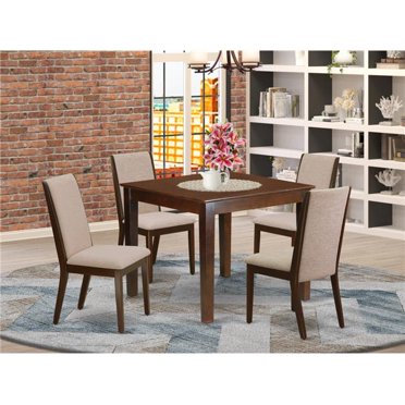 7 Piece Capri Kitchen Furniture Set - Mahogany & Dark Khaki - Walmart.com