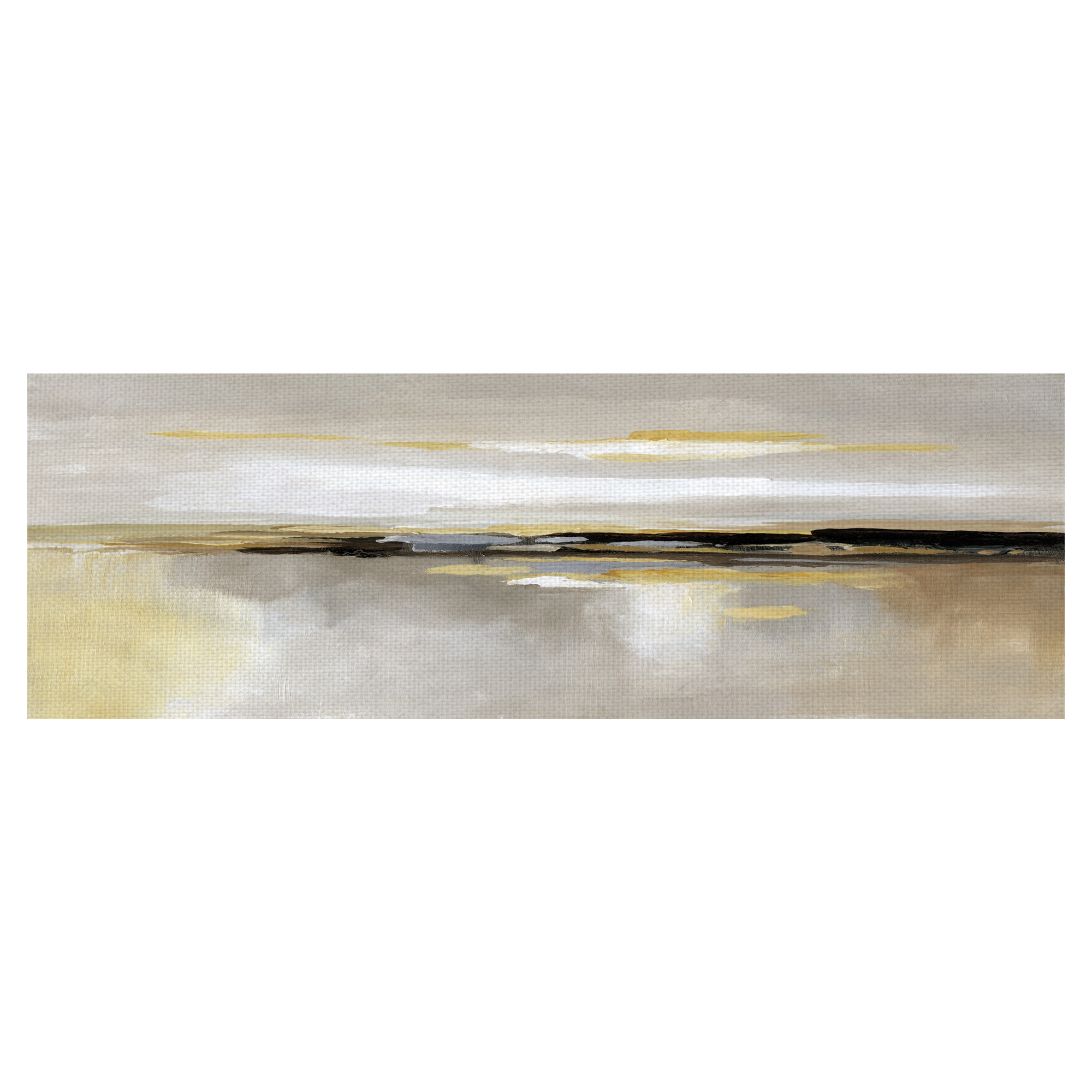Masterpiece Art Gallery Silver Lining Abstract by Nan Canvas Art Print ...