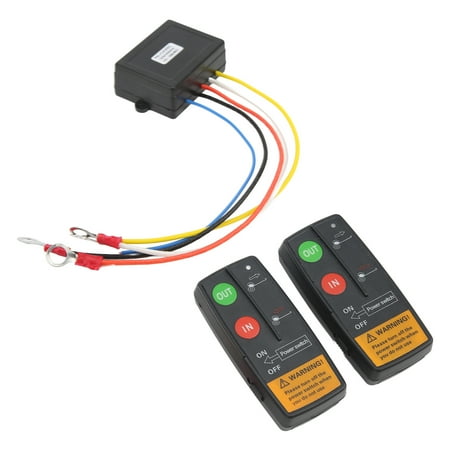 Winch Controller Set, Winch Remote Control Kit 75ft Range 12V 24V High ...