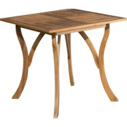 Atlin Designs Drop Leaf Patio Dining Table in Cinnamon Brown - Walmart.com