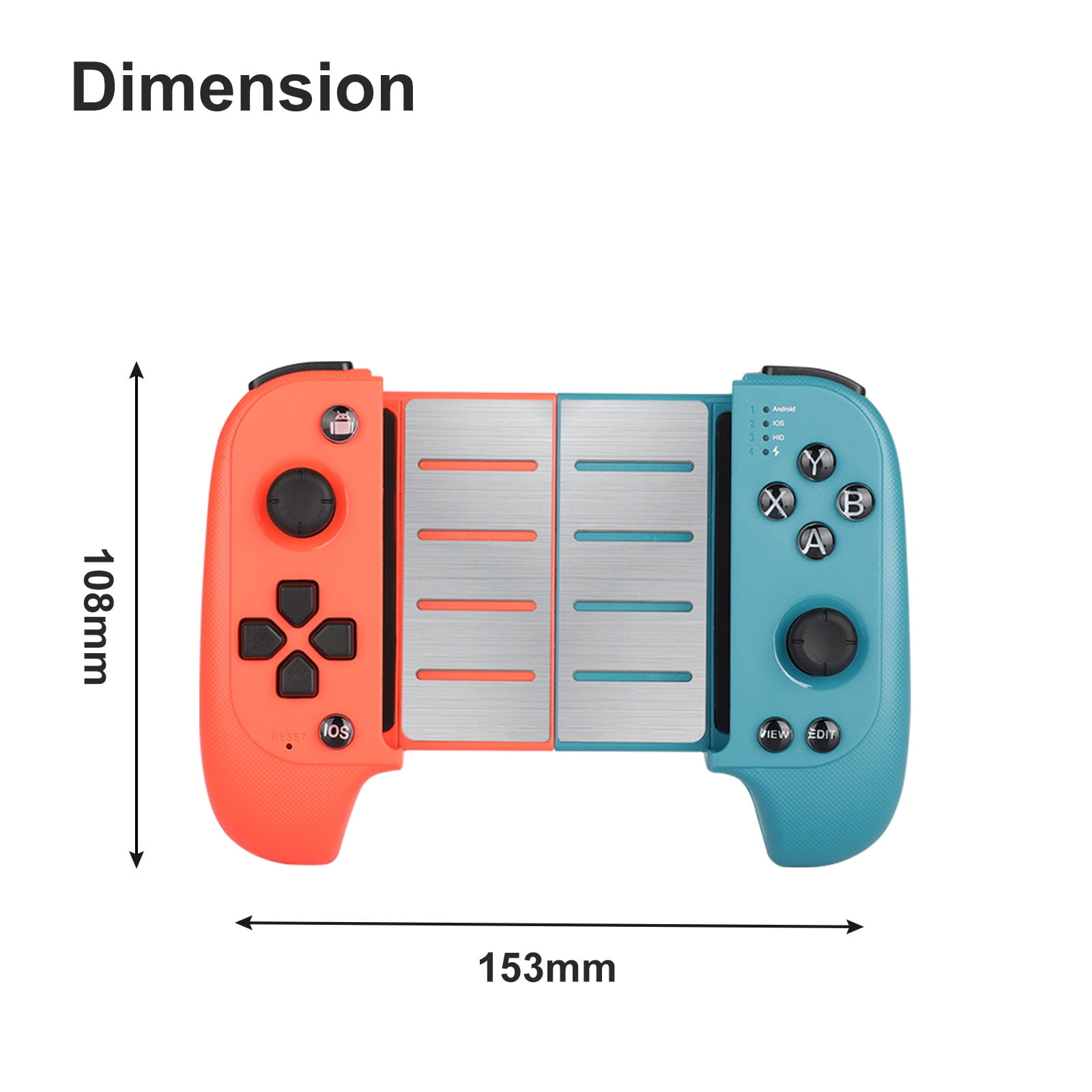 Buy Mobile Game Controller, Wireless Gamepad Bluetooth Gaming Joystick ...