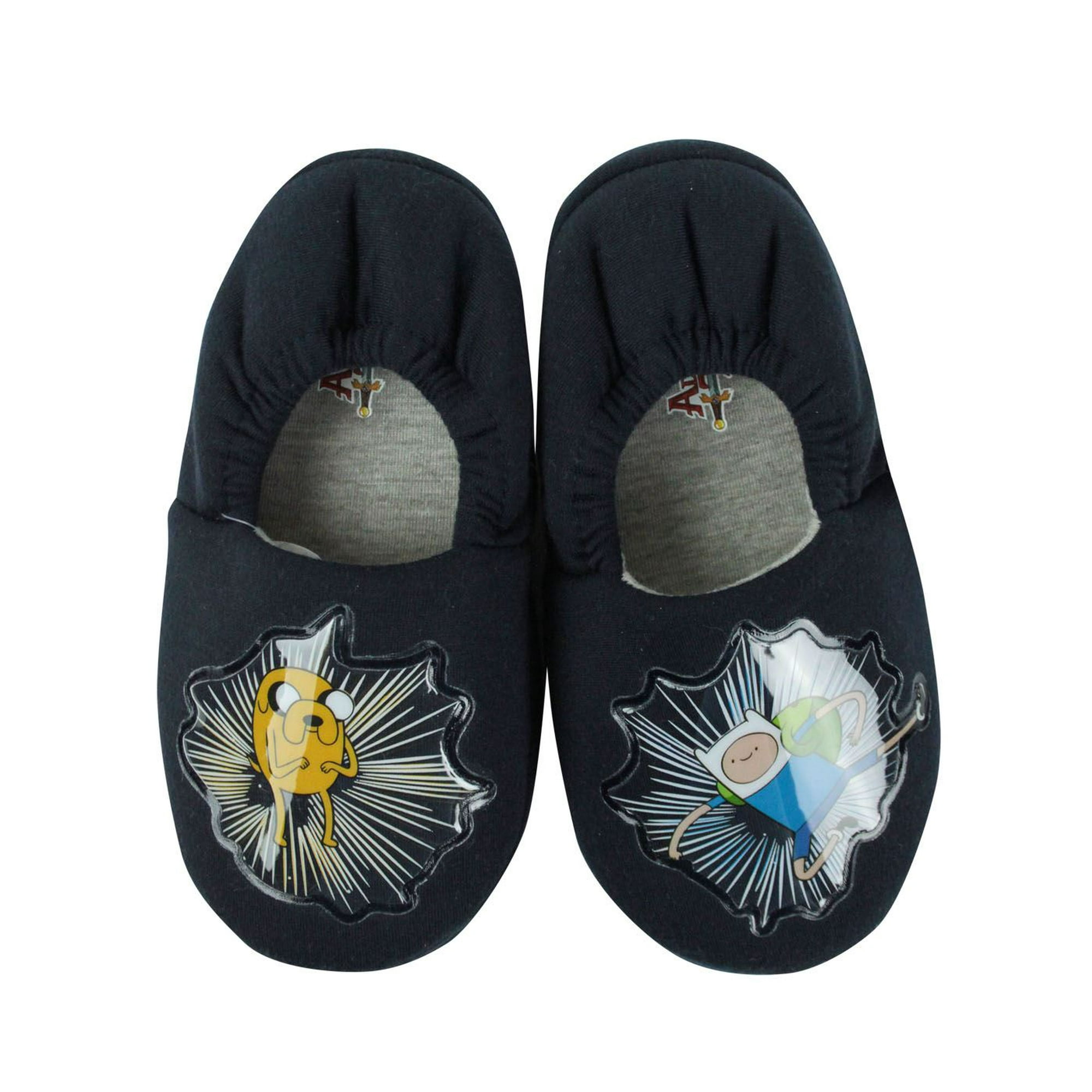 Click here for Adventure Time Boys Black Mule Slippers prices