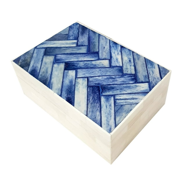 Handmade Jewelry/Storage Keepsake Decorative Box With Bone Inlay ...