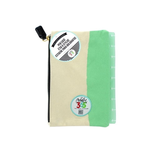The Happy Planner Snap-In Pen Case: Mint/White - Walmart.com