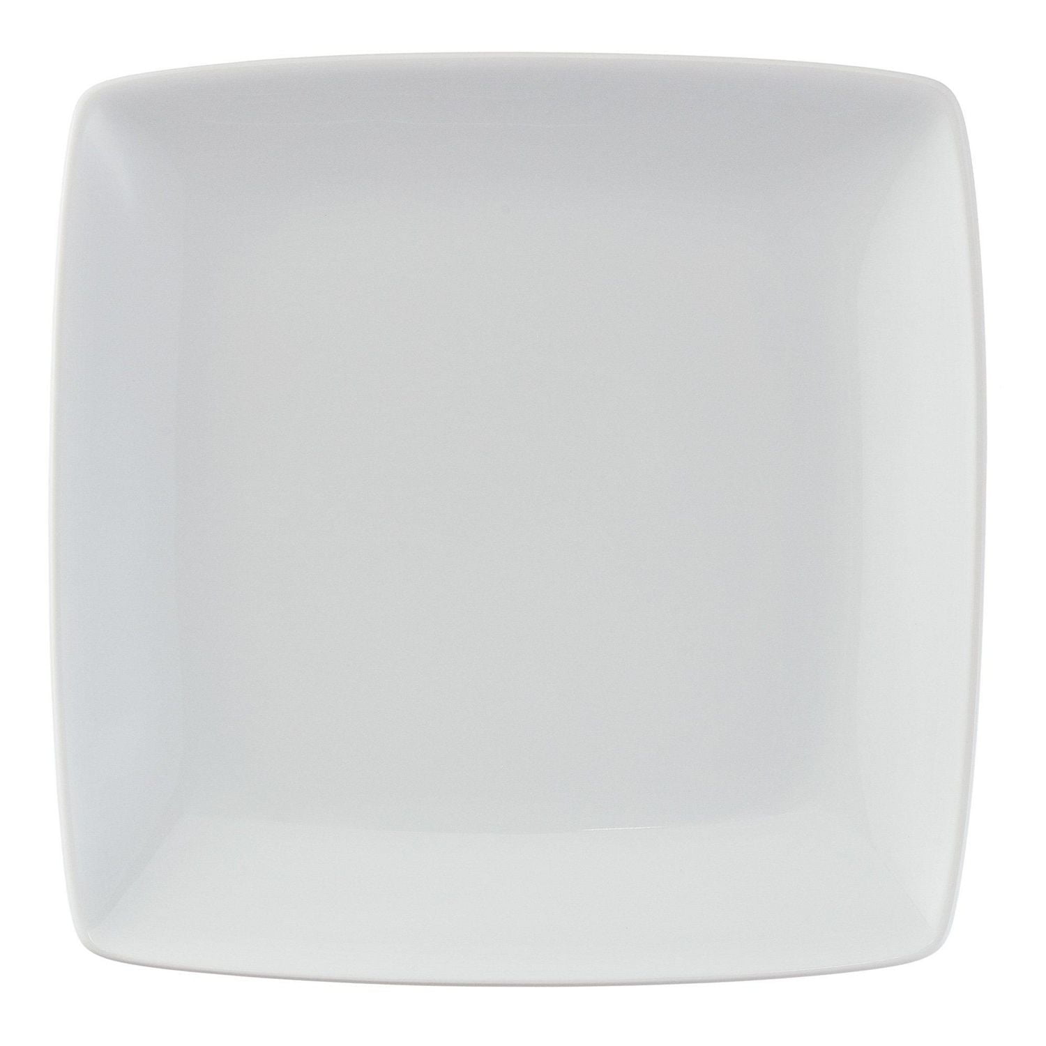 Better Homes & Gardens Porcelain Square-Shaped Dinner Plate, White，27,3 ...
