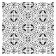Tribal Stitches All Over Pattern Stencil (10 mil plastic) - Walmart.com