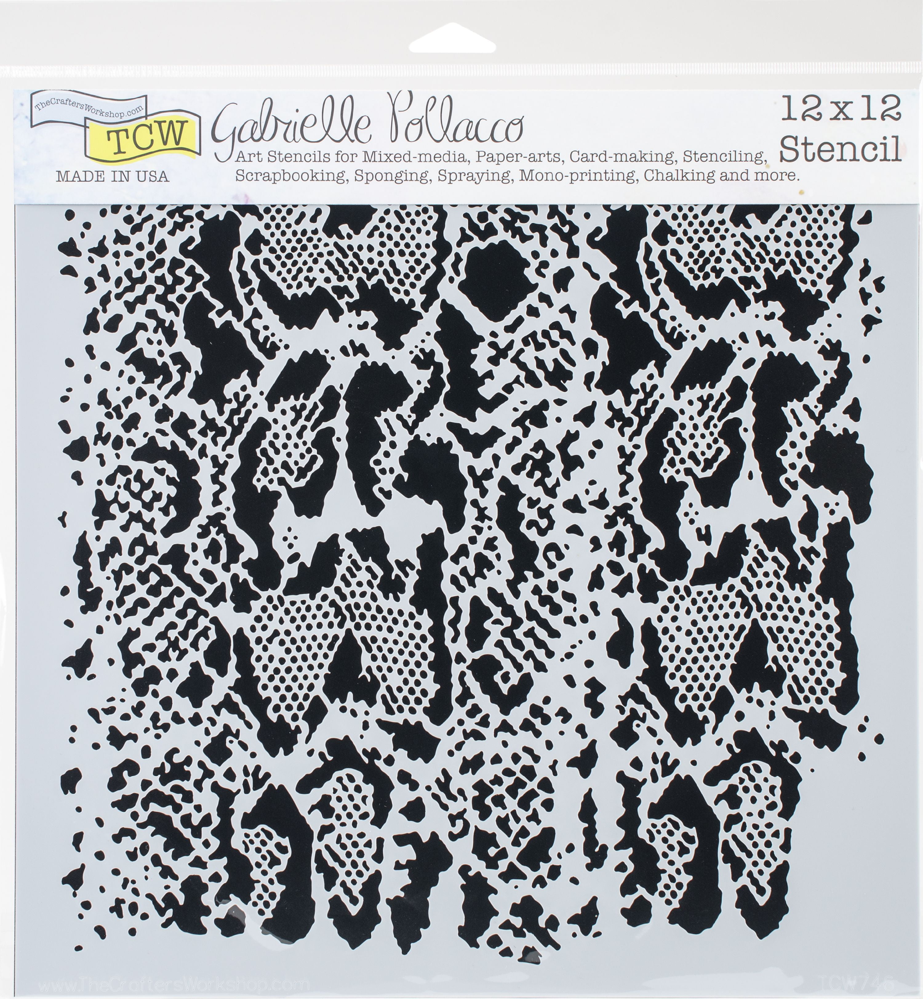 Crafter's Workshop Template 12"X12"-Snakeskin - Walmart.com