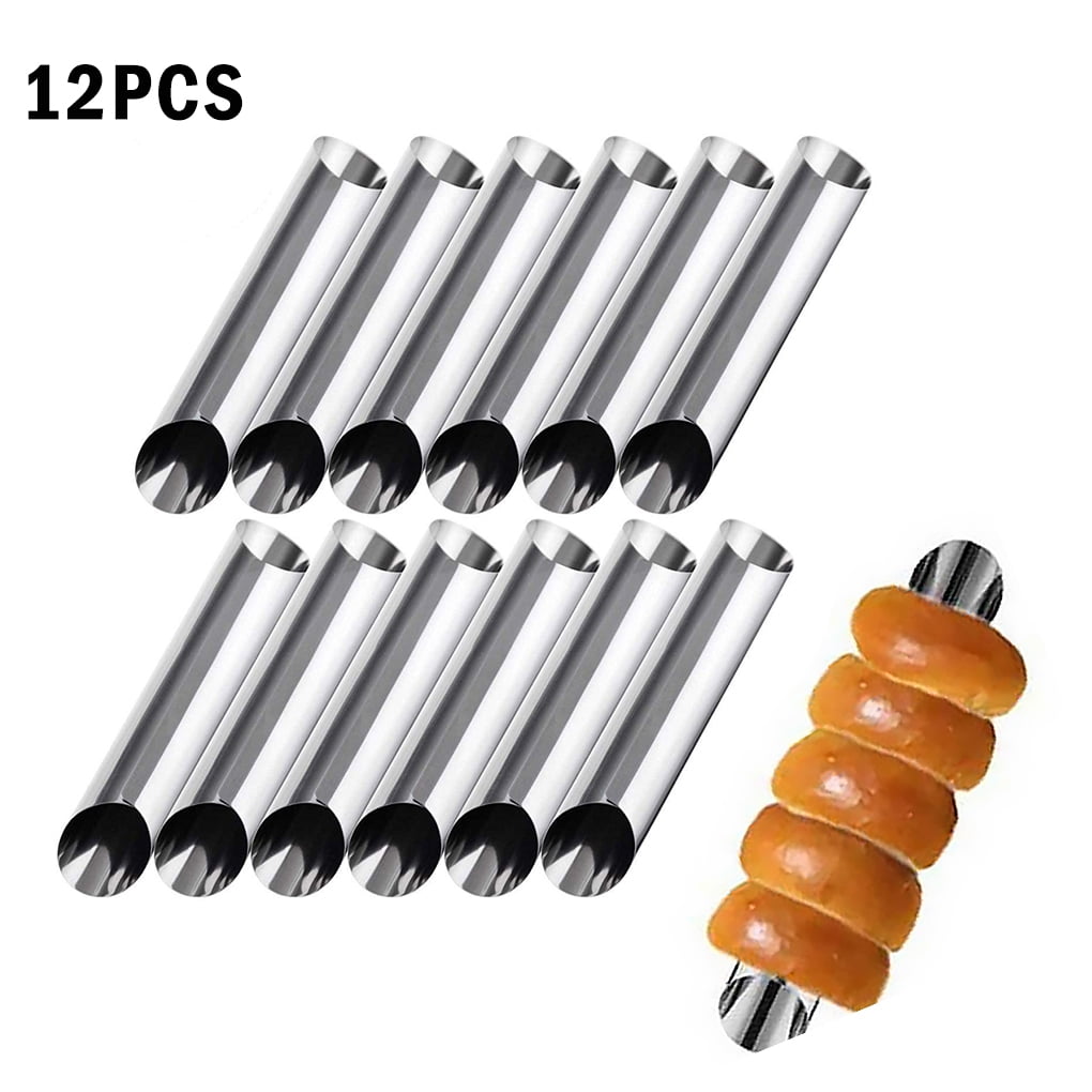 TureClos Round Shape Pipes Mold Baking Mould Stainless Steel Roll Bread ...