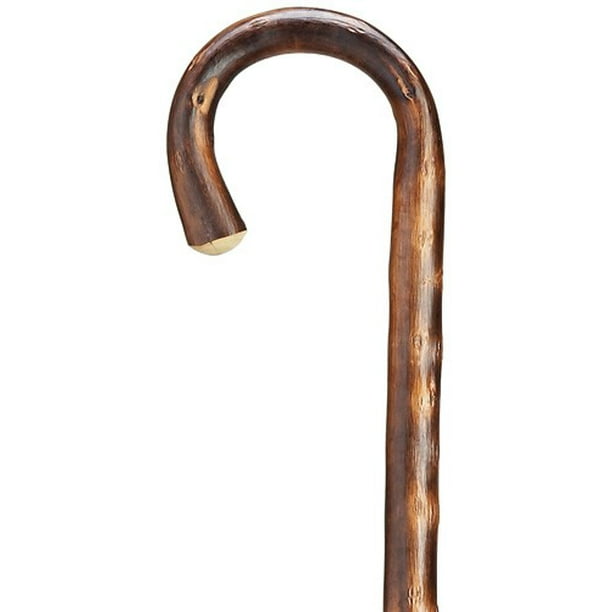 Walking Cane Men's Crook handle extra tall genuine Congo wood cane with ...