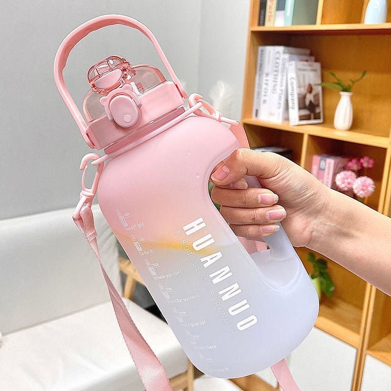 YCNYCHCHY 1500/2200/2300 ML Large Capacity Water Cup Girls Summer Plastic Sports Cup Outdoor ...