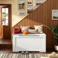 39.4” for Living Room, Storage Chest with 2 Safety Hinges, Lift Top ...