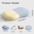 1PC Cat Belly Shaped Cooling Pillow, 100% Ice Fabric Hypoallergenic ...