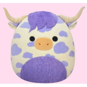 Kellytoy Official Squishmallows Fuzzy 24 inch Ingrid the Purple Cow ...