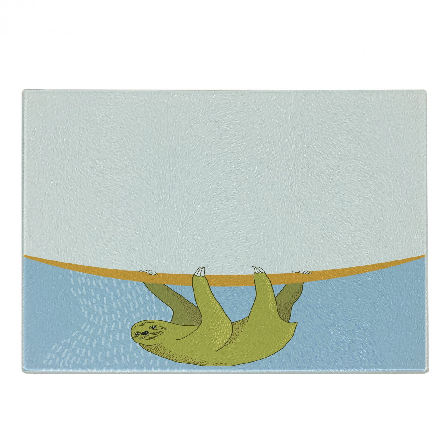 Sloth Cutting Board, Sloth in Underwater Illustration Oceanic Tropical ...