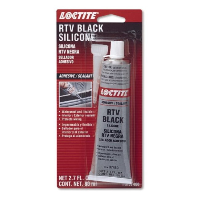 Loctite 37460 Black RTV Silicone Adhesive/Sealant Tube - 80 ml ...