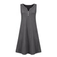 CIENVNSTG Summer Dresses for Women 2026 Vacation V Neck Short Sleeve ...