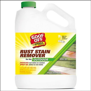 Goof Off RustAid Outdoor Rust Stain Remover - 1 Gallon - Walmart.com