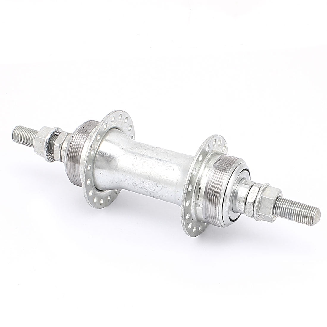 Metal Rear Wheel Hub Bicycle Bike Cycling 36 Holes Disc Silver Tone ...