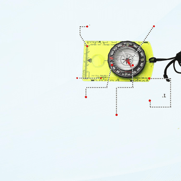 INMAKER Boy Scout Compass with Emergency Whistle, Luminous, Safety ...