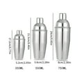 Commercial Grade Stainless Steel Cocktail Mixer Drink Shaker With ...