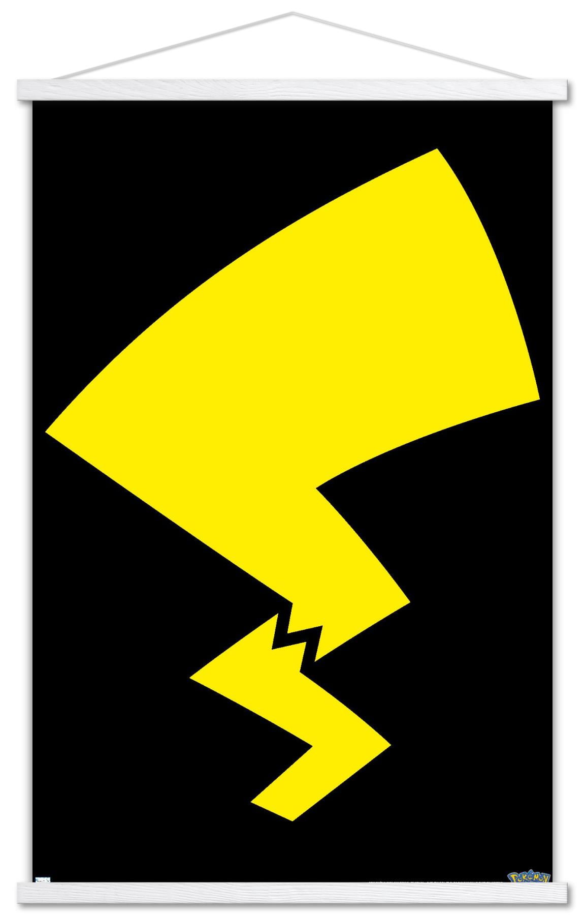 Pokemon - Pikachu Minimalist Tail Wall Poster with Magnetic Frame, 22. ...