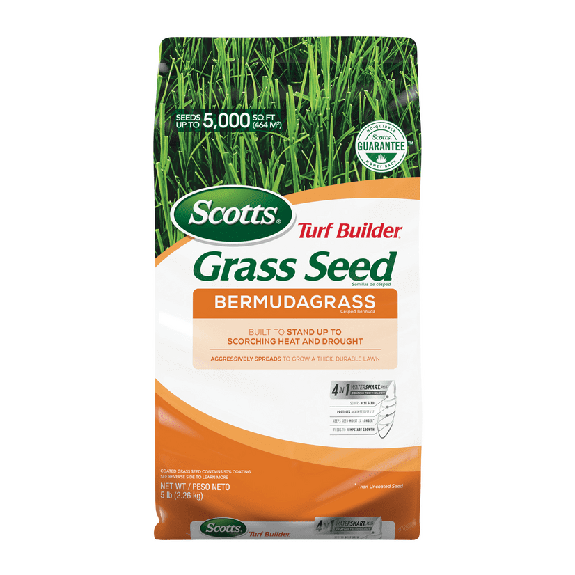 Scotts Turf Builder Grass Seed Bermudagrass 5 Lb Drought Tolerant