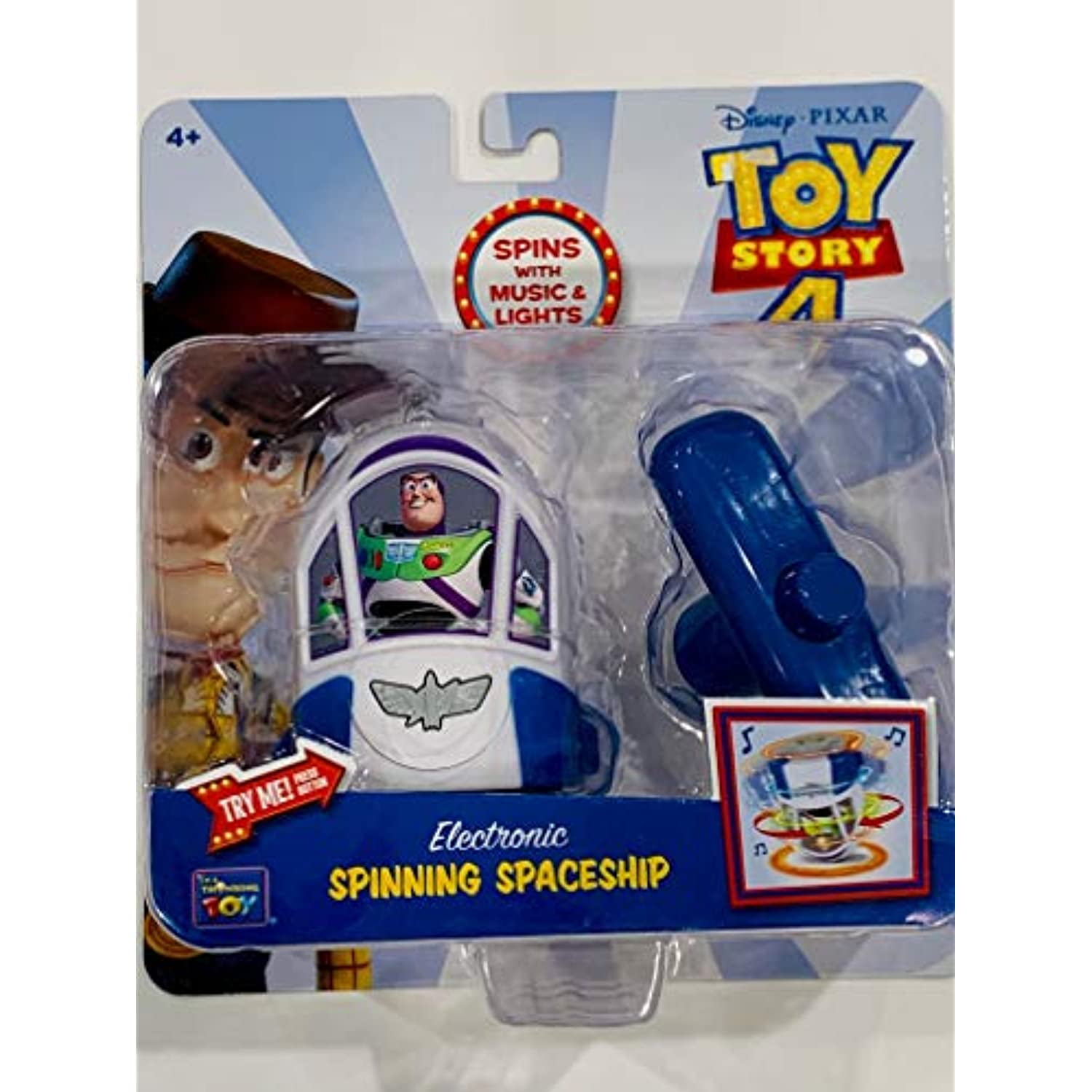 Toy Story 4 Pixar Electronic Spinning Spaceship, Buzz Lightyear's ...
