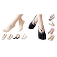 5 Pairs Orthopedic Toe Compression Socks for Women Breathable Mesh Five ...
