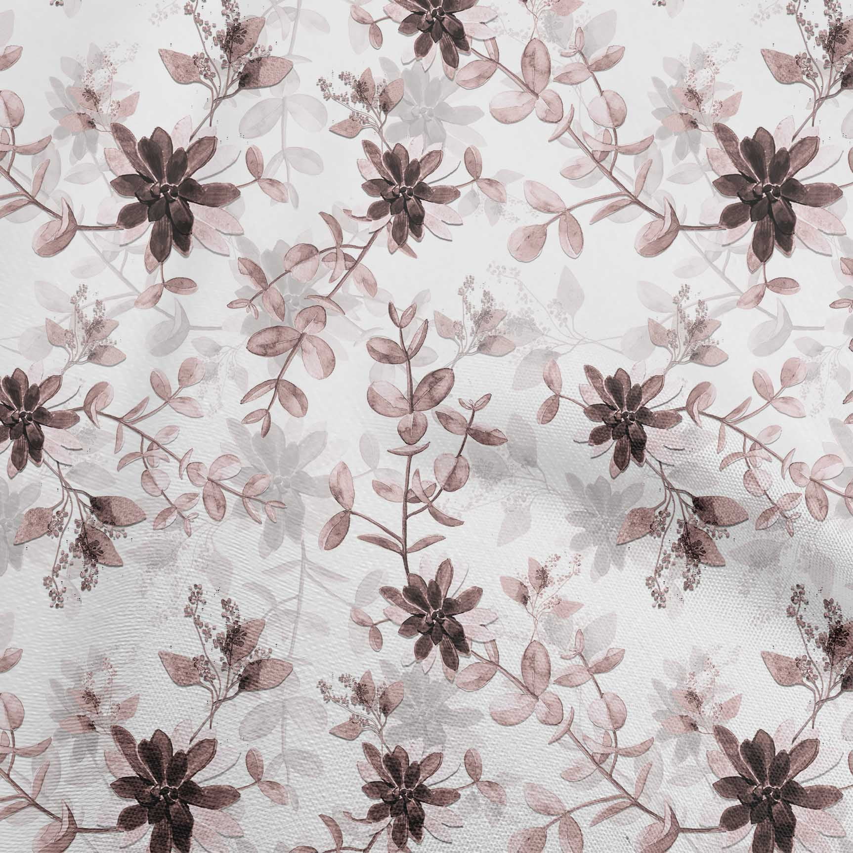 oneOone Cotton Poplin Pink Salmon Fabric Florals Quilting Supplies ...
