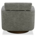 CHITA Modern Swivel Accent Barrel Chairs with Adjustable Backrest ...