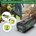 8.0Ah 40V OP4060 Replacement Ryobi Battery Lithium ion Compatible ...