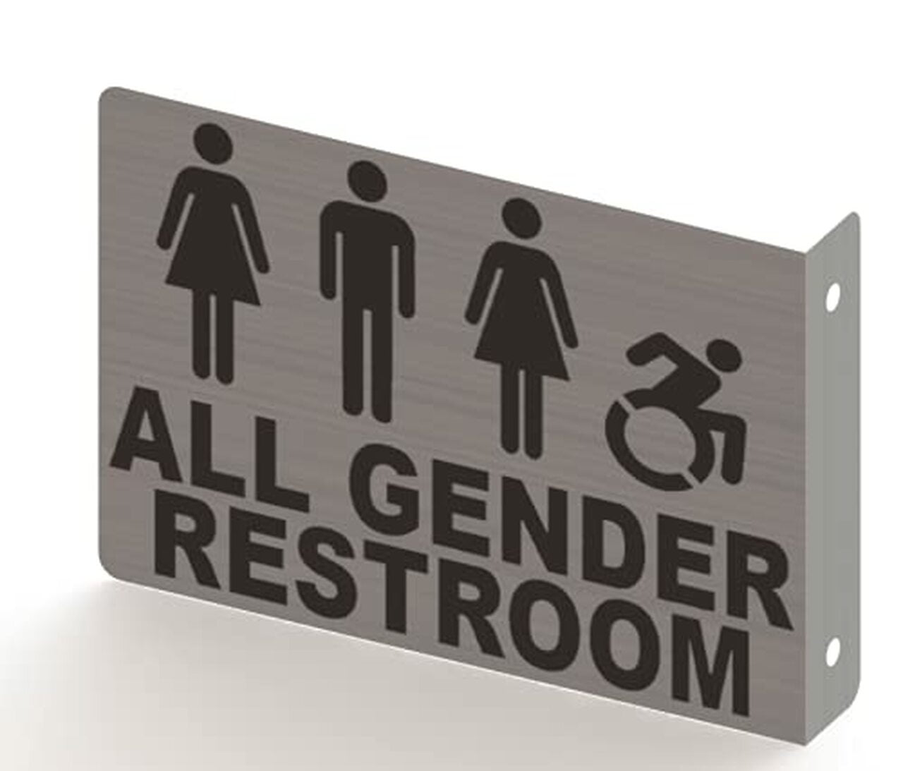 All Gender ACCESSABLE Restroom Projection Sign- All Gender ACCESSABLE ...