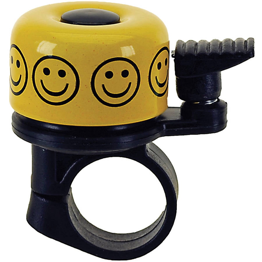 Ventura Steel Mini Yellow Smiley Bell - Walmart.com