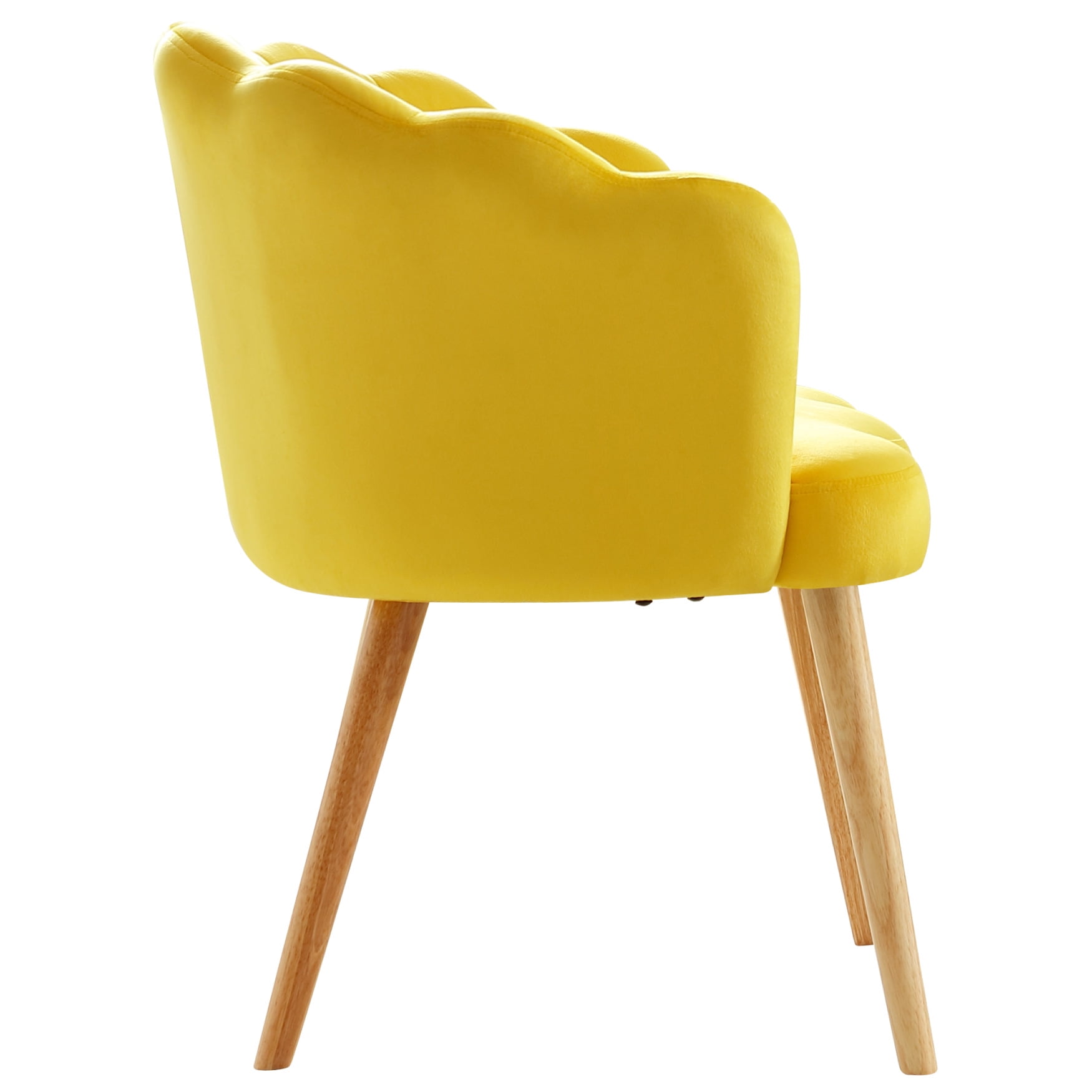 Velvet Accent Chair with Bow Tie Waist Pillow and Lotus Shaped Design Leisure Club Chair with Solid Wood Legs Comfy Reading Chair with Adjustable Foot Pads for Living Room Bedroom Walmart