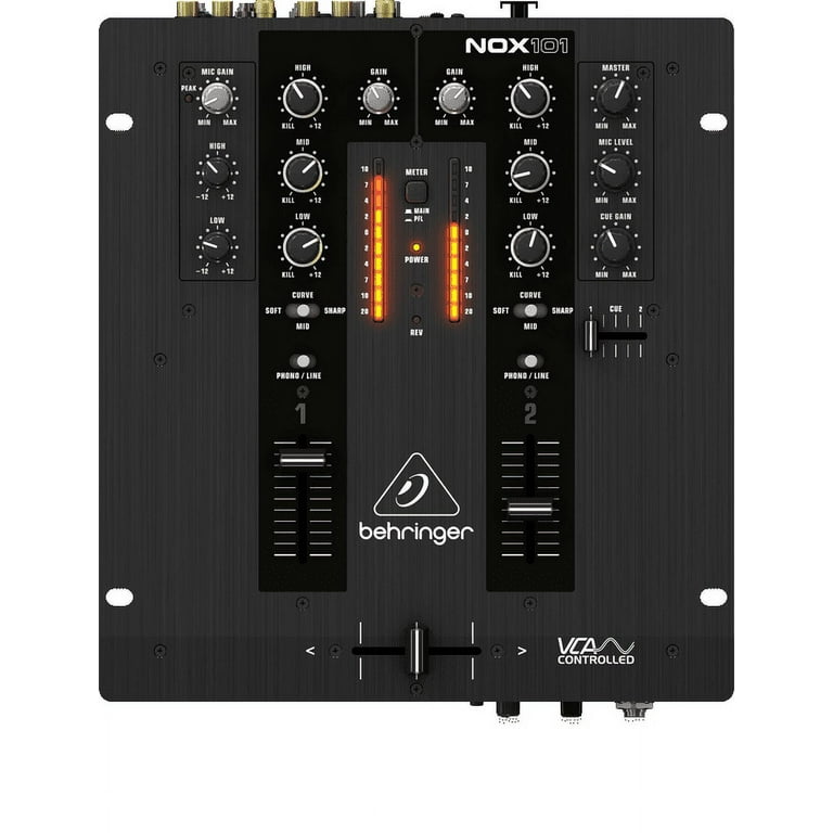 Behringer Pro Mixer NOX101 2-Channel DJ Mixer, 44% OFF