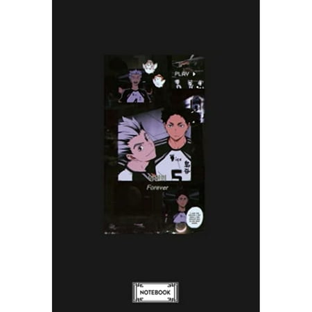 Anime Haikyuu Desing Art Notebook: Diary, Journal, Lined College Ruled ...