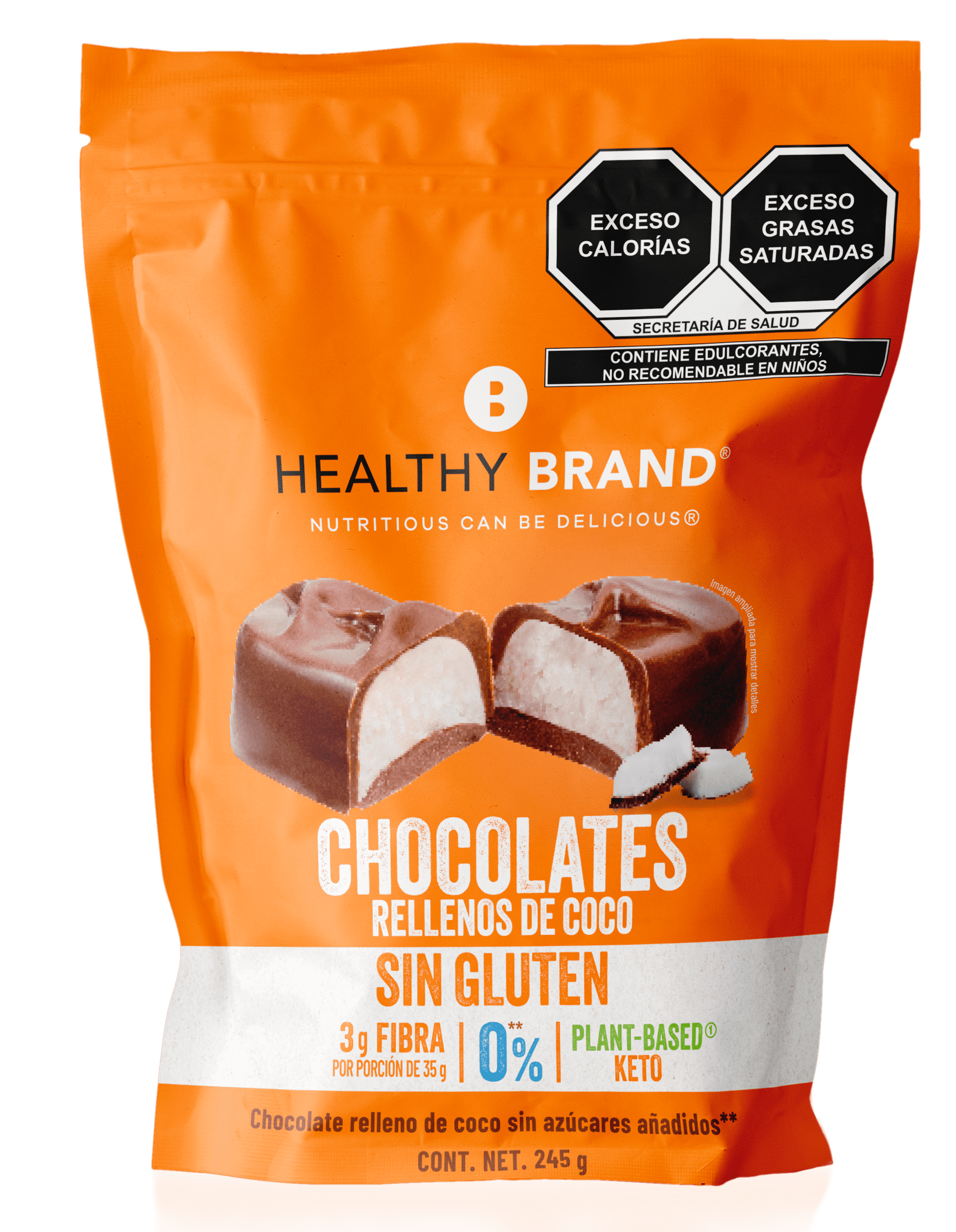 CHOCOLATE RELLENO DE COCO 245G(BOLSA 10PZS.) | Walmart en línea