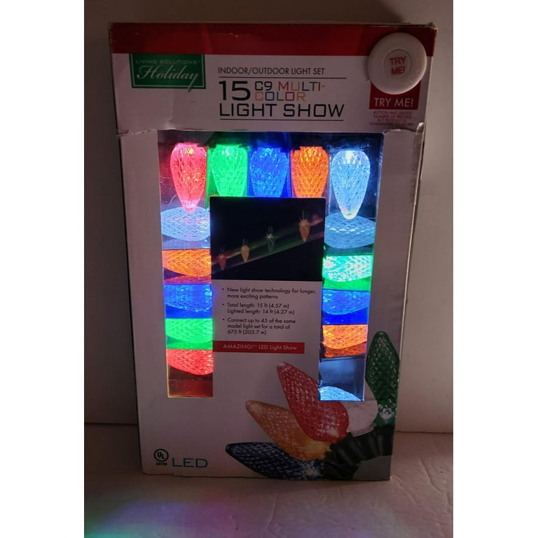 Light Show Led C9 Color Changing Lights LED | GE Holiday Lighting