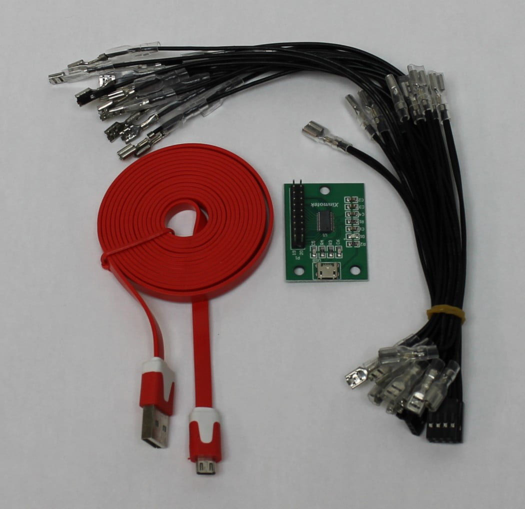 Arcade Game Controller USB Interface PCB Kit for Pc Mame / Ps3 to Mame ...
