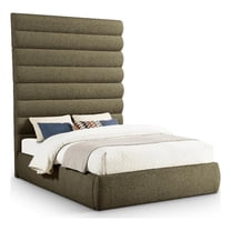 Meridian Furniture Kent Walnut Queen Bed - Walmart.com