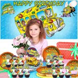 The Magic School Bus Birthday Plates Supplies Decorations Decor ...